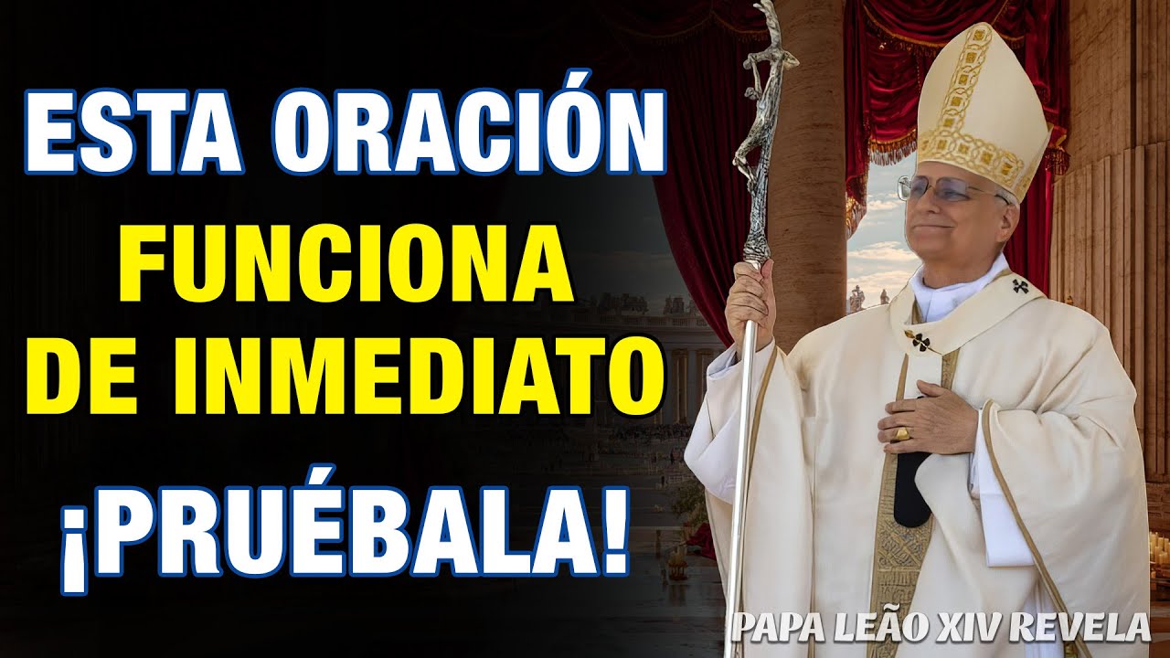 PAPA LEÓN XIV | SANACIÓN INSTANTÁNEA: ORACIÓN QUE FUNCIONA DE INMEDIATO ...