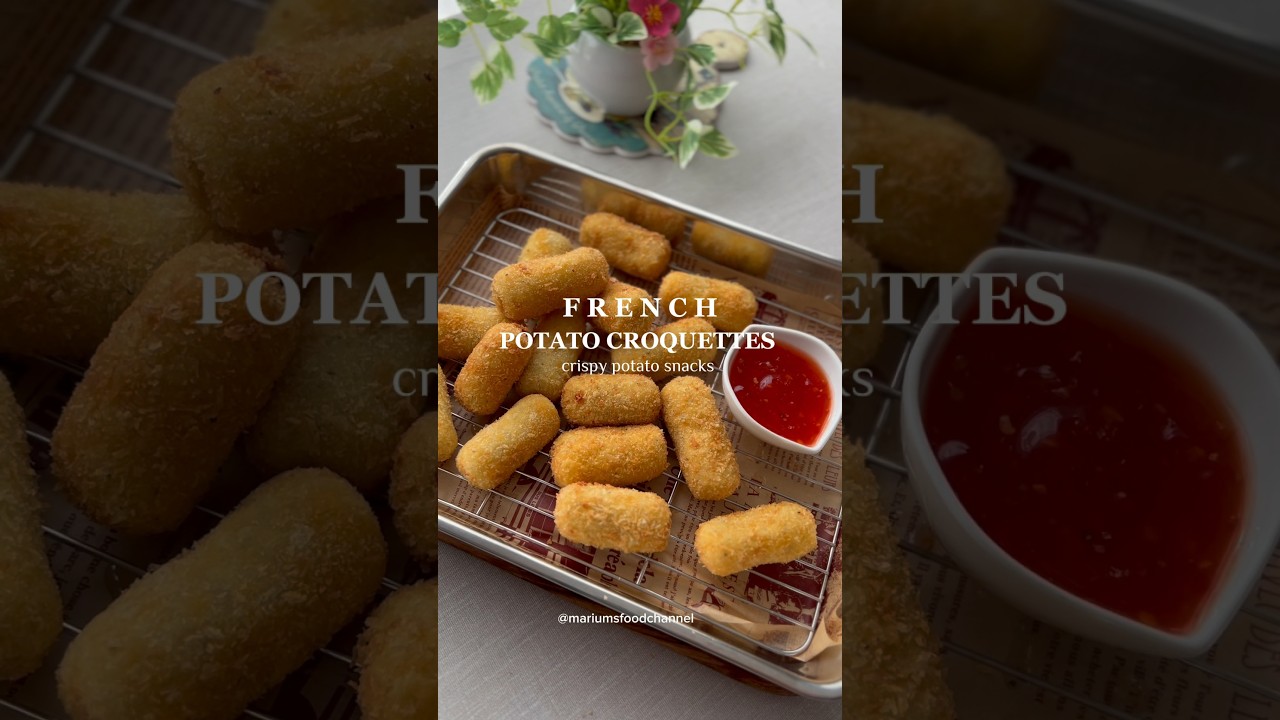 French Potato croquettes Recipe #food #shorts #snacks #lunchboxrecipe # ...
