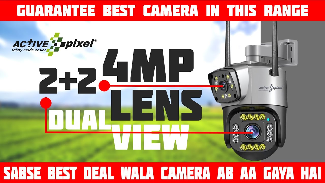 ACTIVE PIXEL | WIFI | DUAL LENS | DUAL SCREEN CAMERA | 2MP+2MP=4MP ...