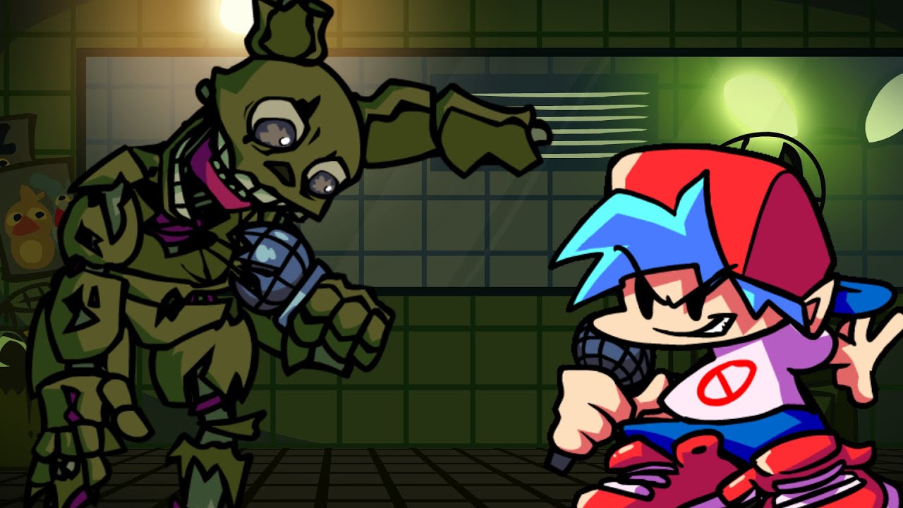 FNF: VS SPRINGTRAP (+jumpscare) Friday Night Funkin' – mods - YouTube