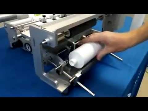 Model 550 Semi-Automatic Round Labeling I - YouTube