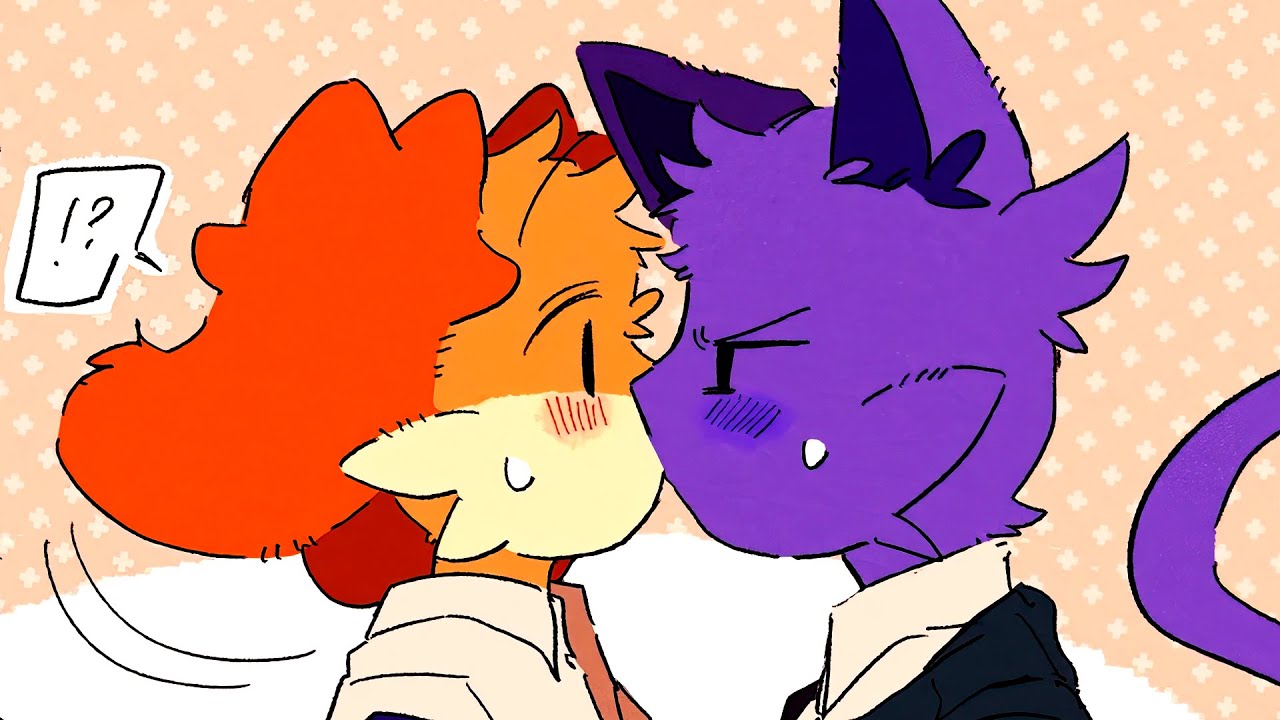 Aggressive Kiss 😈┃CatNap x DogDay┃Poppy Playtime Chapter 3 Comic - YouTube