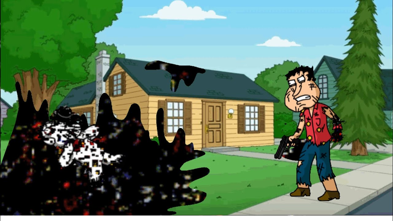 Quagmire vs. pibby Brian - YouTube