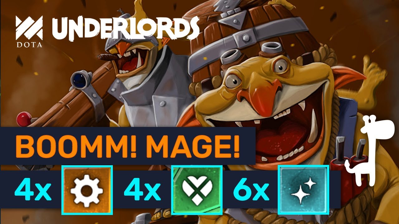 EPIC BOOOMMM MAGE! Heartless Inventor Mage FUN Build! | Dota Underlords ...