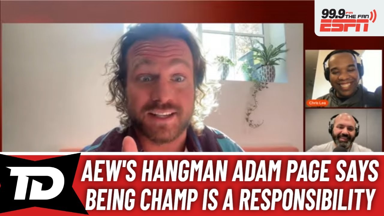 Hangman Adam Page talks AEW World Championship, Blood & Guts, and Full ...
