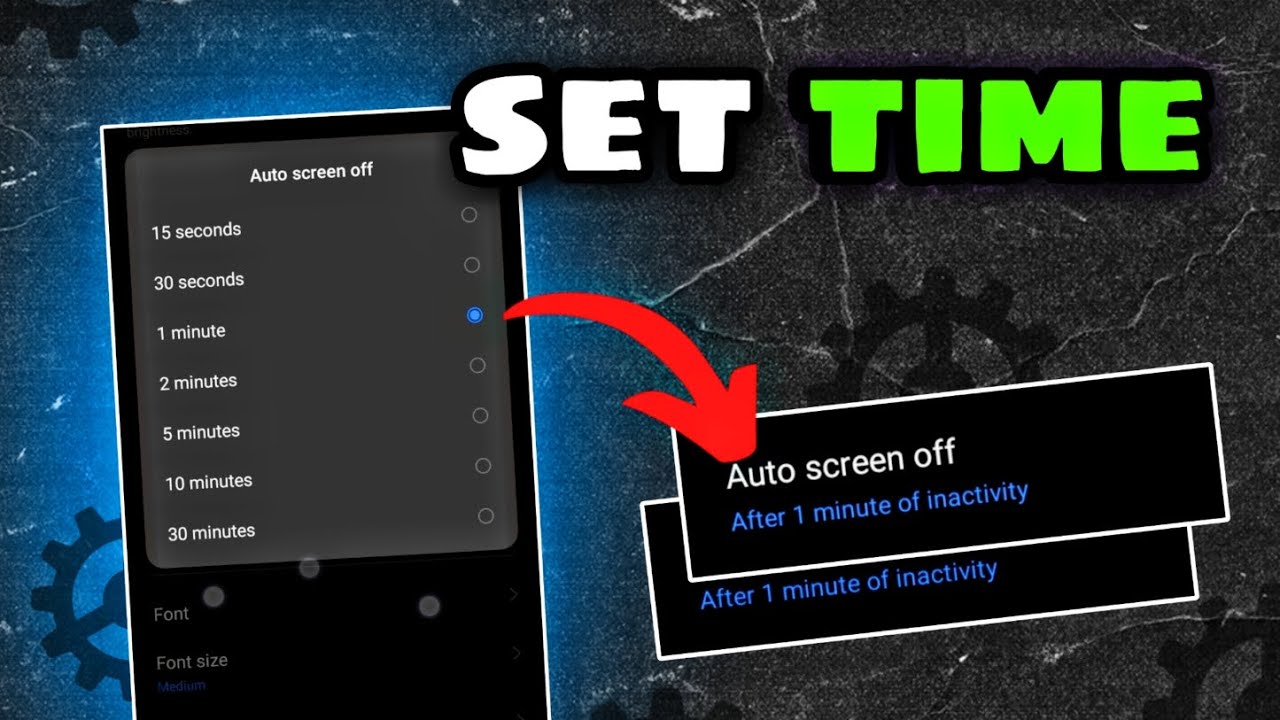 How To Auto Screen Off || Auto Screen Off Time Set Kaise Kare ? - YouTube