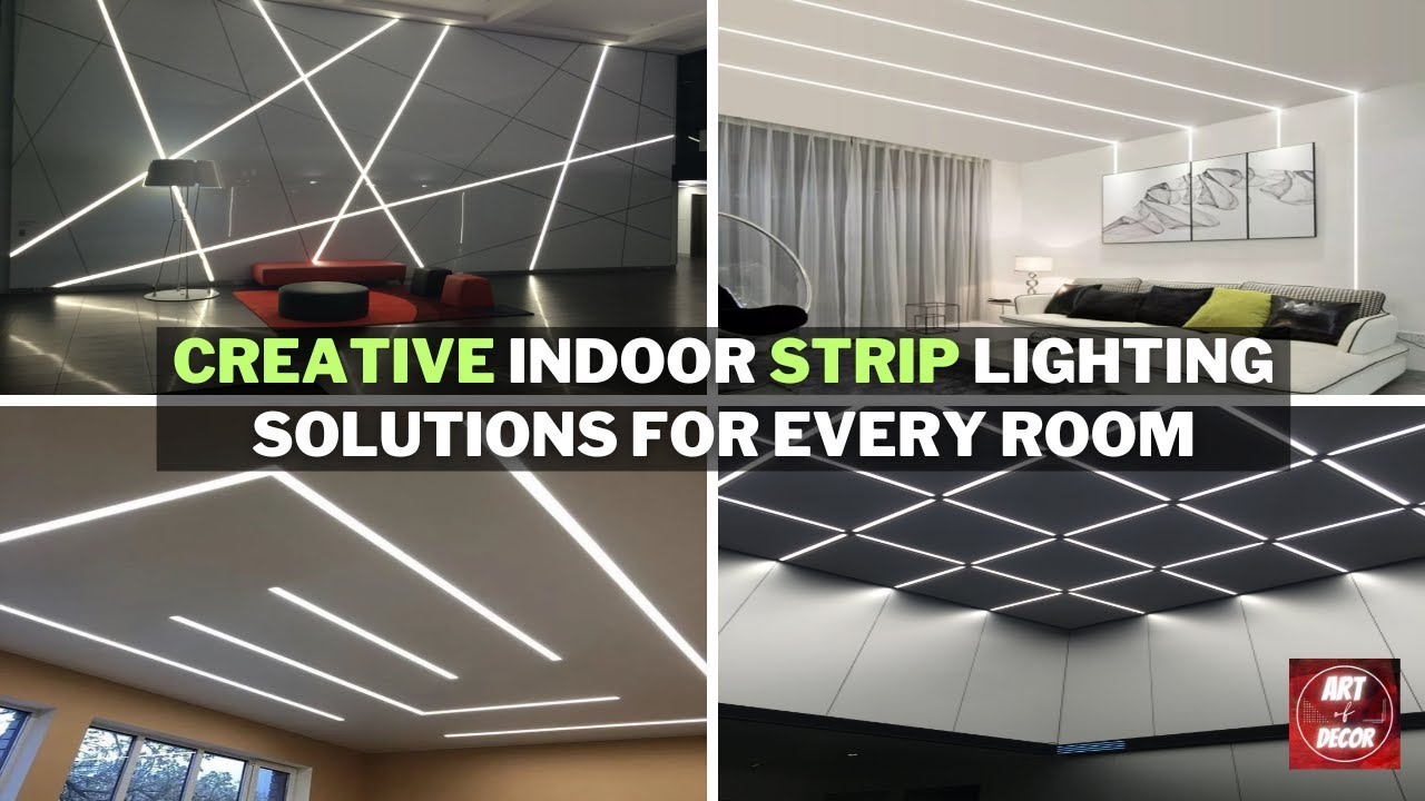 Creative Indoor Strip Lighting Solutions for Every Room - YouTube