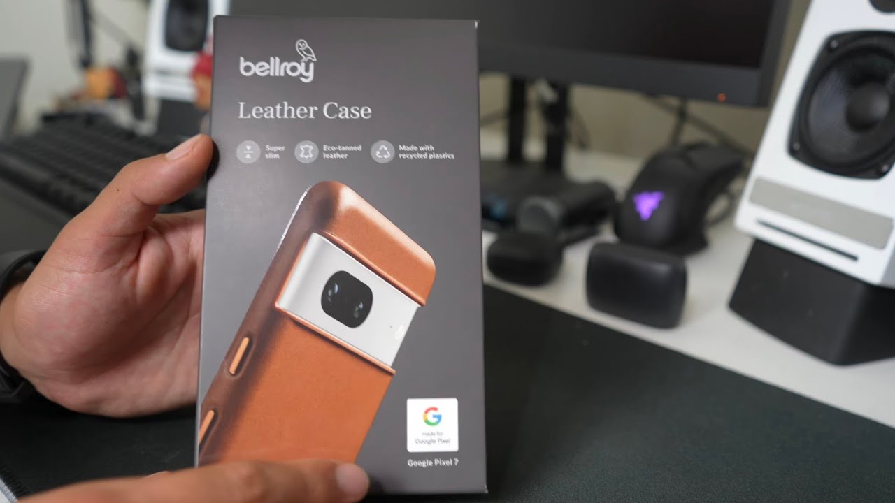 Google Pixel 7 Bellroy Leather Case in Terracotta - YouTube