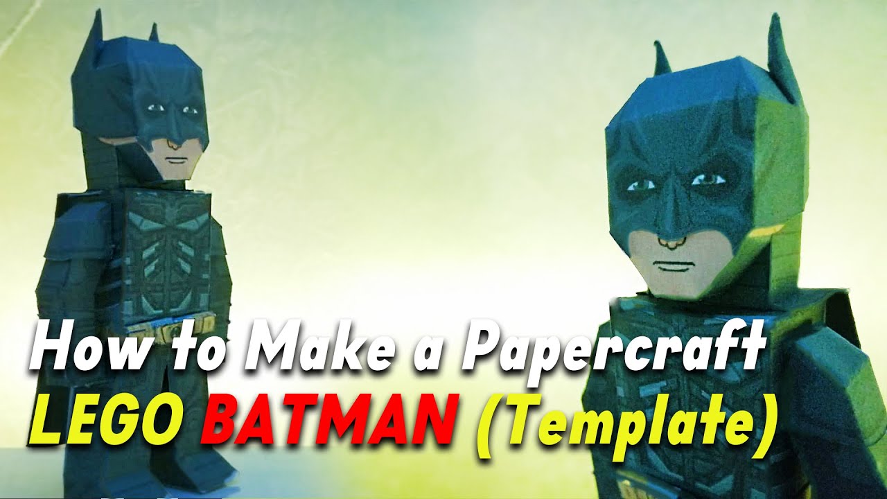 How to Make a LEGO PaperCraft | THE BATMAN (Template) - YouTube