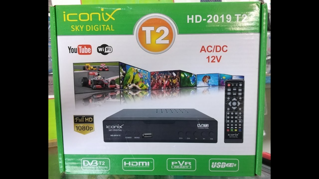 Iconix Free to Air Digital Decoder for TV With Youtube And WIFI feature ...