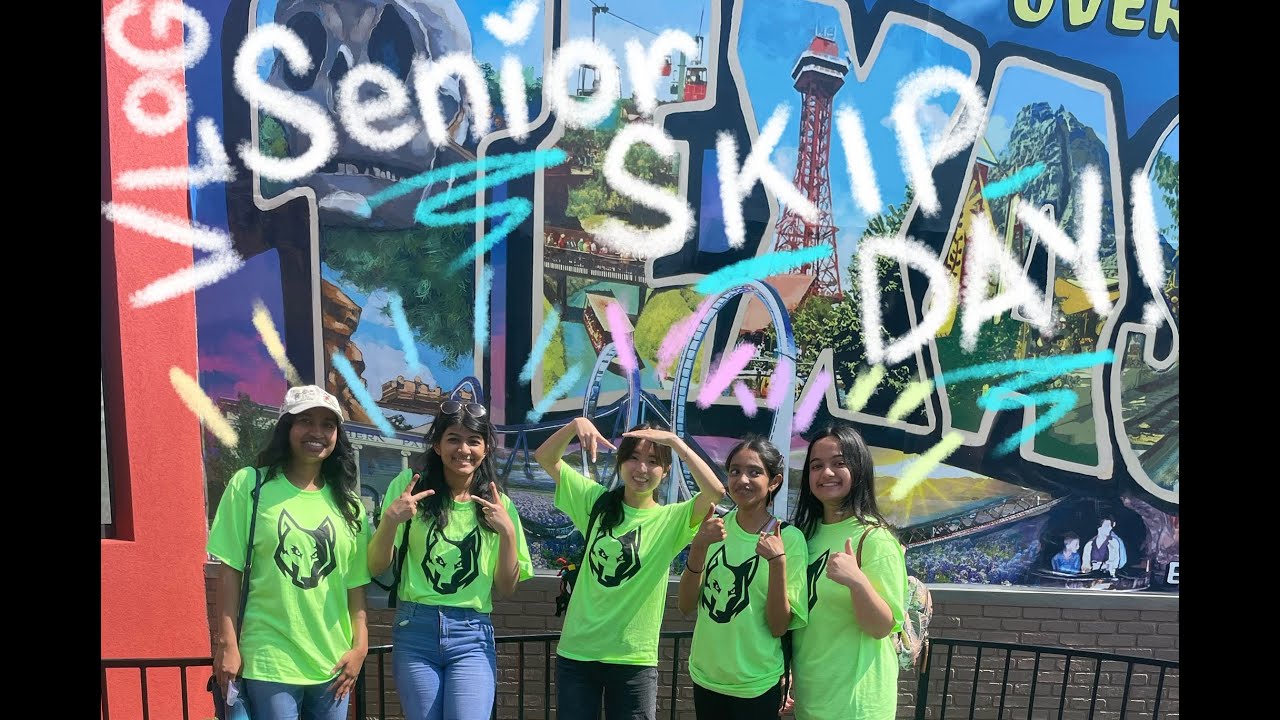 senior skip day vlog! | 📍six flags over texas - YouTube