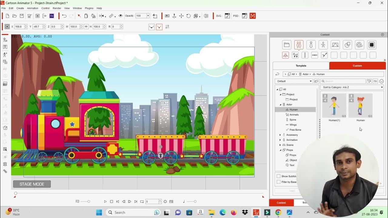 cartoon animator 5 tutorial | how to make cartoon animation video ...