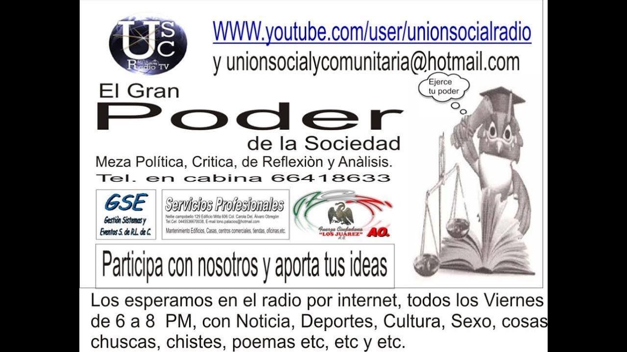 EL GRAN PODER DE LA SOCIEDAD - YouTube