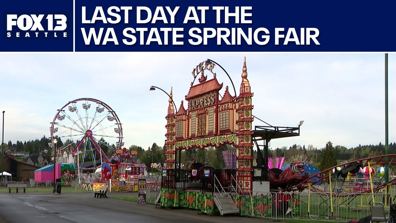 Closing day at the Washington state spring fair - YouTube