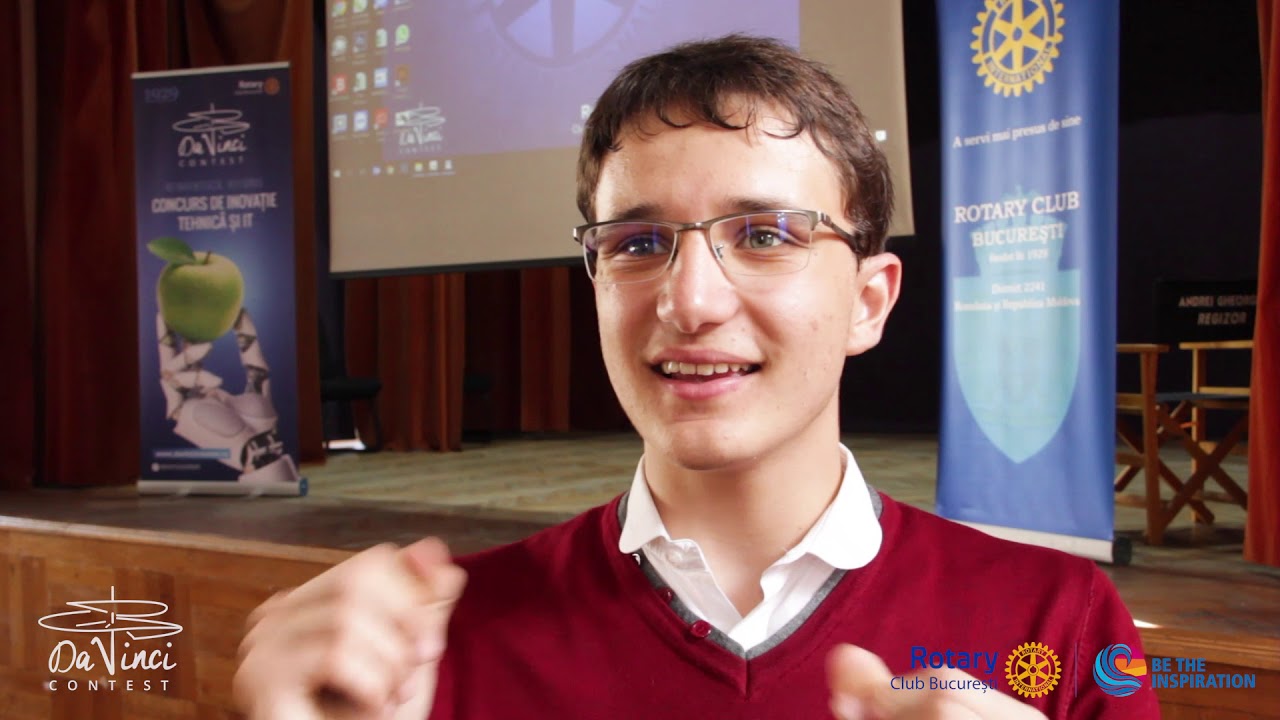 Rareș Andrei Fota, echipa Neurofilii - DaVinci Contest 2018 - YouTube