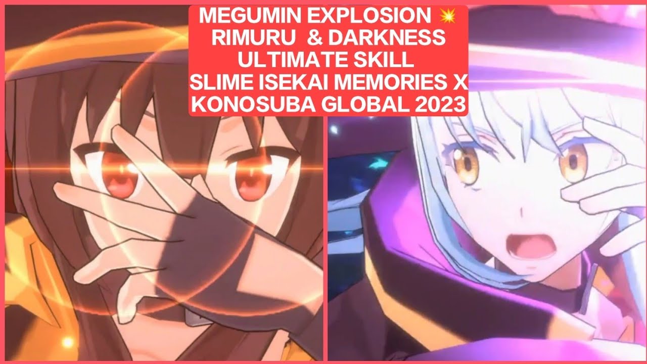 RIMURU MEGUMIN EXPLOSION DARKNESS RIMURU TEMPEST ULTIMATE SKILL SLIME ...