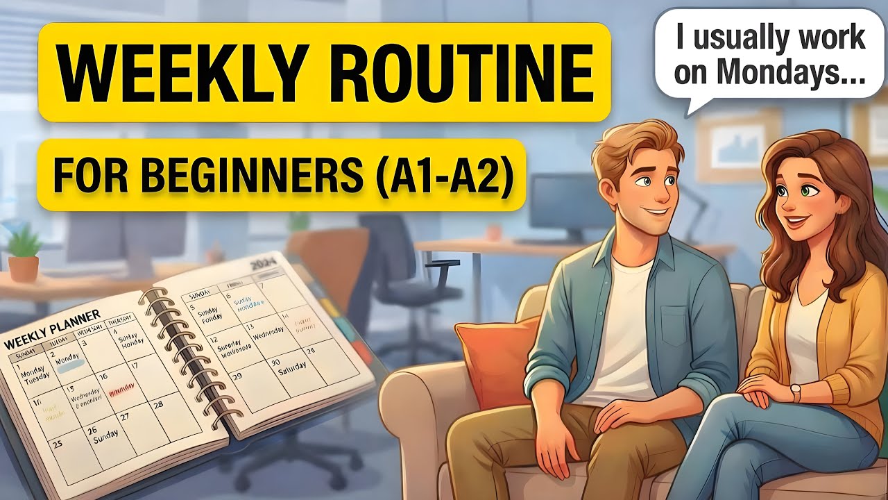 Speak English Every Day 🗣️ | Weekly Routine – Beginner English ...