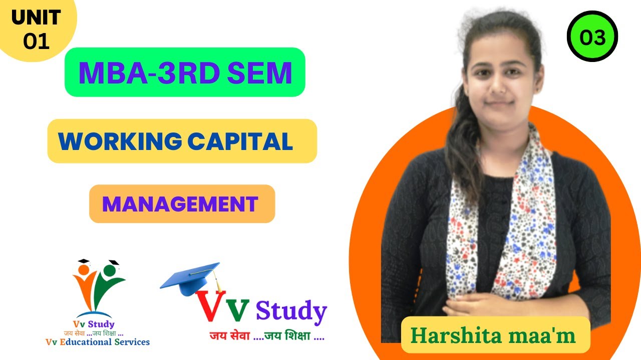 Working Capital Management | Financial Management (unit 1) | 3rd SE ...