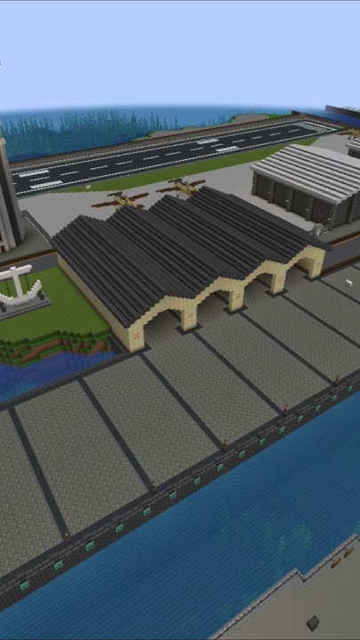 Minecraft Port Construction - YouTube