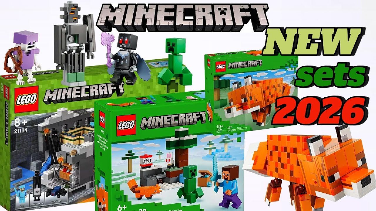 LEGO Minecraft 2026 new sets Revealed - YouTube