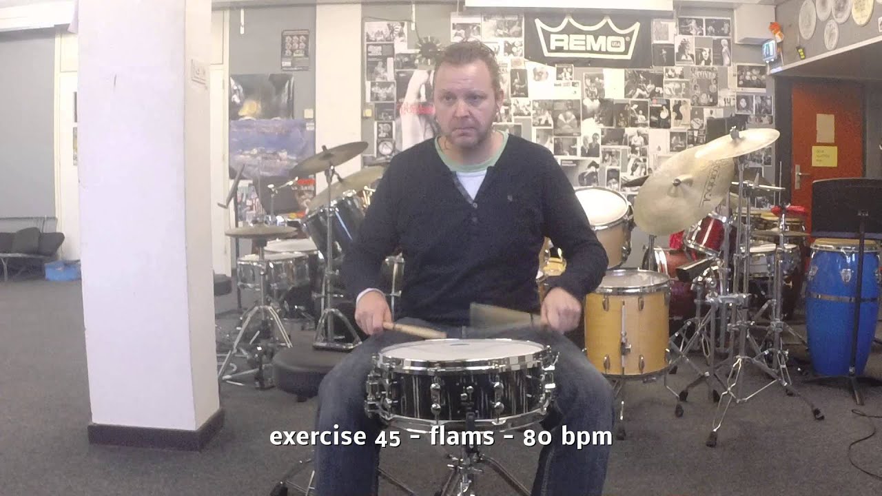 check patterns (snare drum basics 2) - YouTube