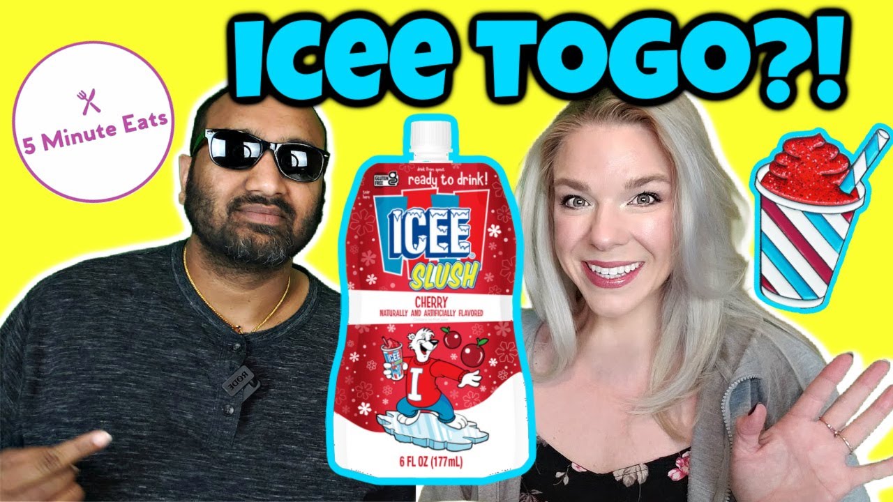 Icee Slush Ready To Drink Cherry Flavor Review - YouTube