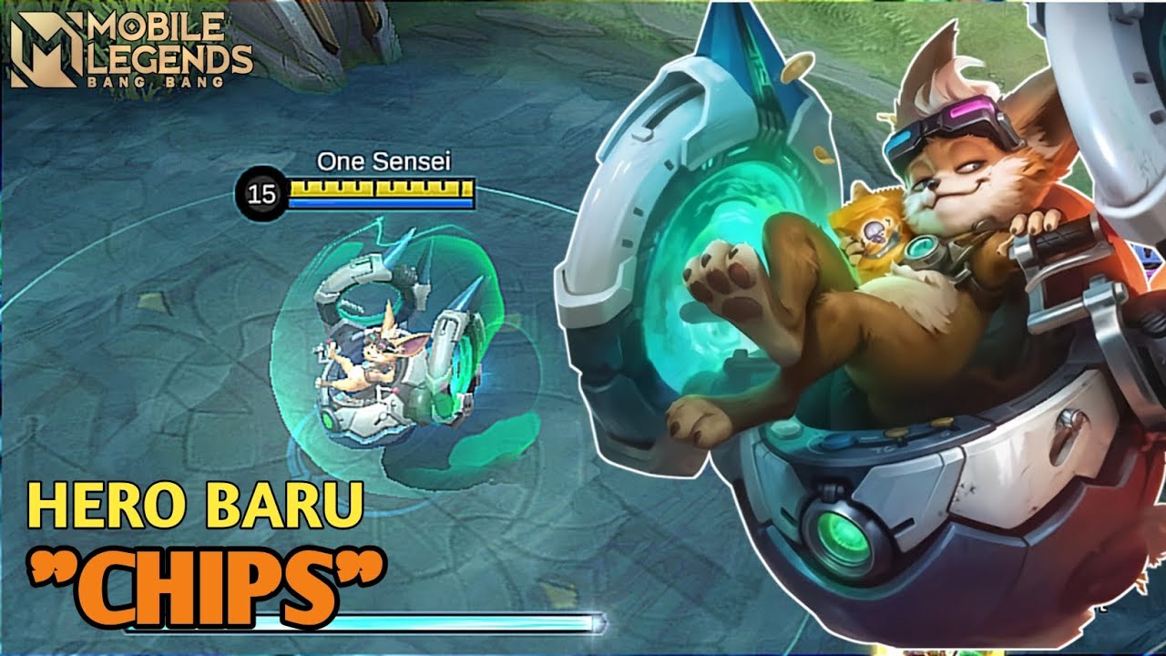MENCOBA HERO BARU CHIPS...HERO DENGAN SKILL TELEPORT NYA YANG GG ...