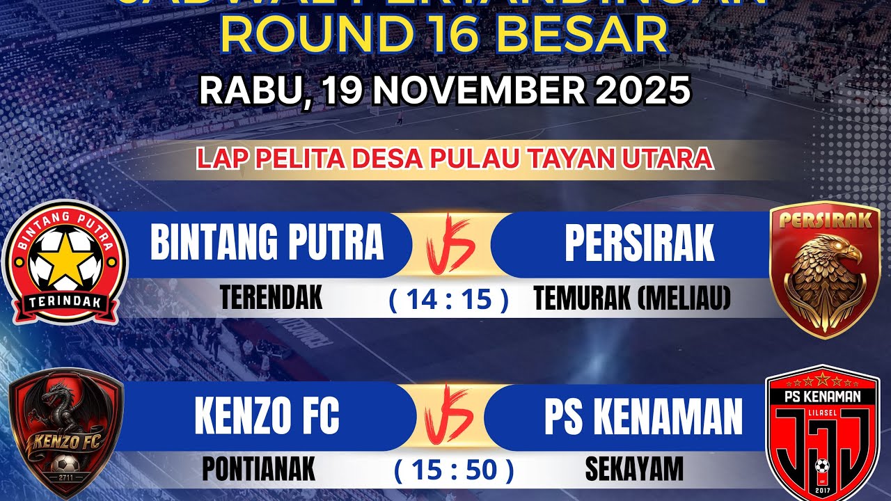 KENZO CUP// PS KENAMAN VS KENZO FC - YouTube