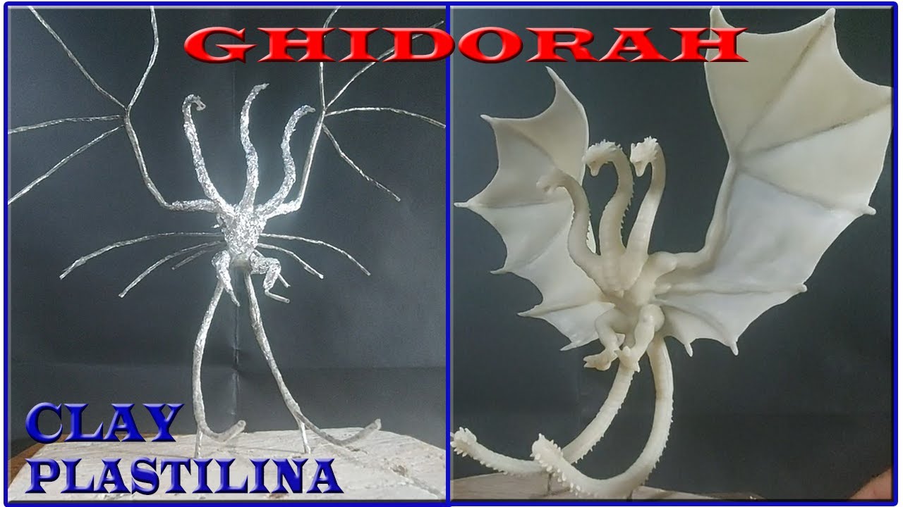 GHIDORAH DE PORCELANA FRÍA/CLAY. Godzilla King of the Monster. - YouTube