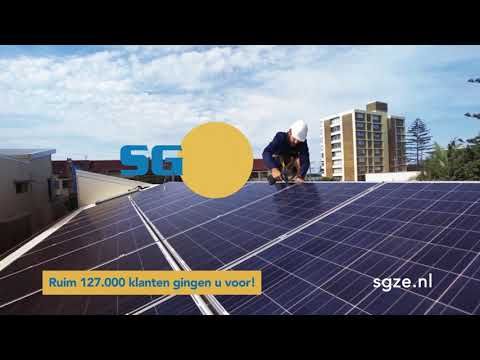 Zonnepanelen? Kijk voor een aangesloten leverancier op SGZE.nl