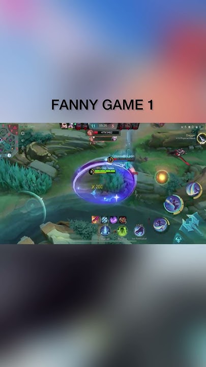 FANNY GAME 1 #mlbb - YouTube
