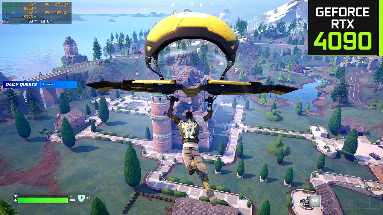 Fortnite : RTX 4090 24GB (4K Ultra Settings - RTX ON/DLSS ON) PC ...