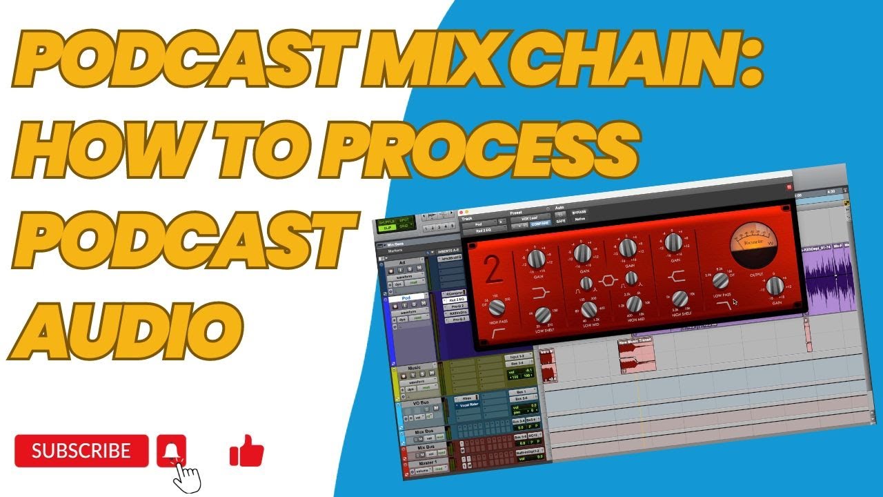 My Podcast Mix Chain: How To Process Podcast Audio - YouTube