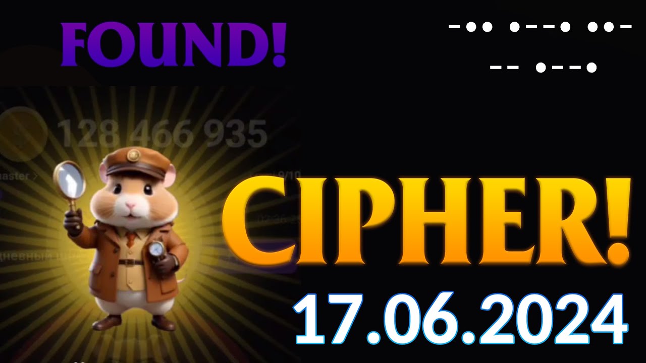 Hamster Kombat Daily Cipher Unlocked 16 - 17 june #hamsterkombat Morse ...