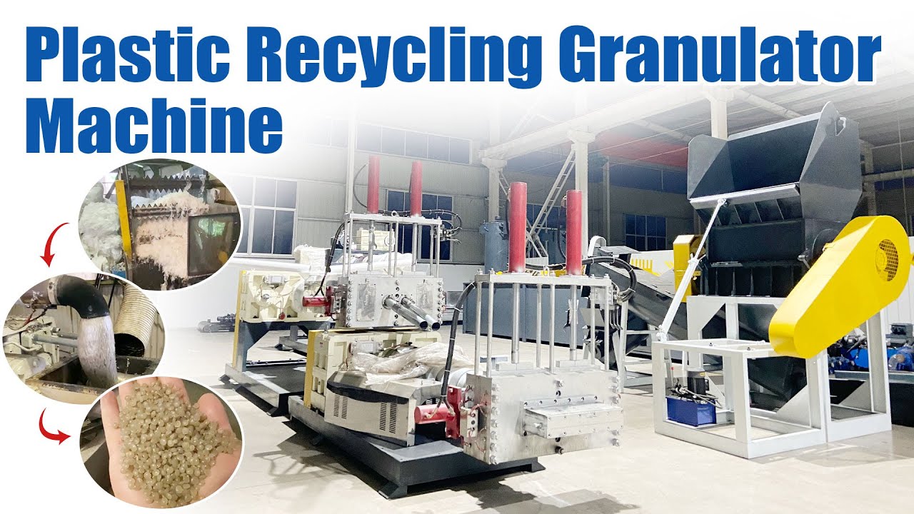 Plastic Recycling Granulation Machine | Plastic pellet making machine ...