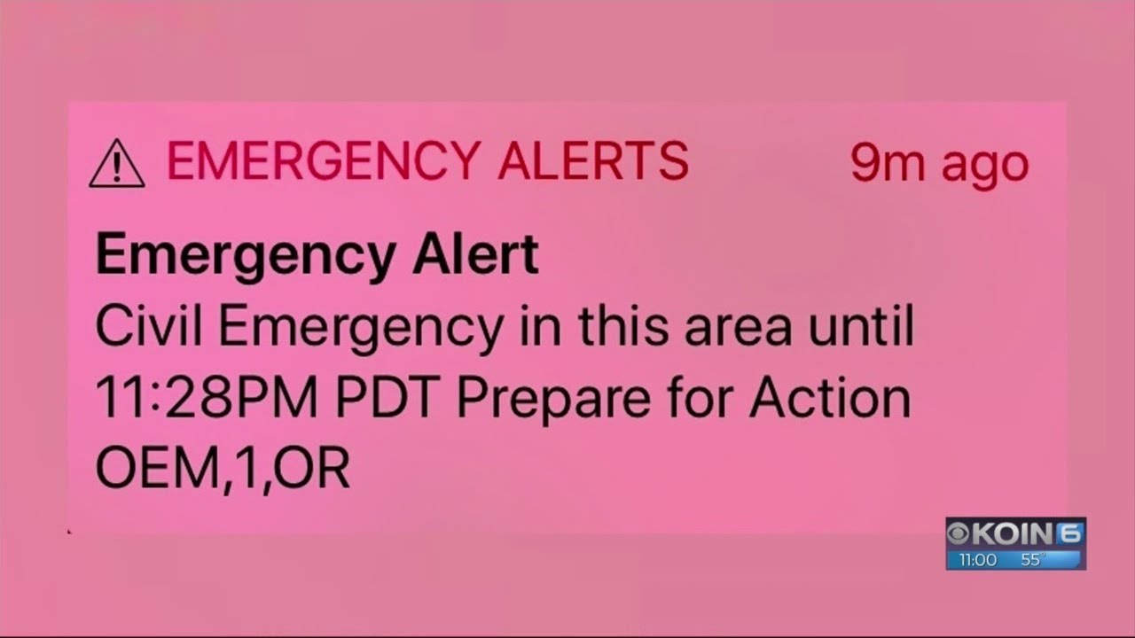 False alarm: Glitch triggers call-to-action warning - YouTube