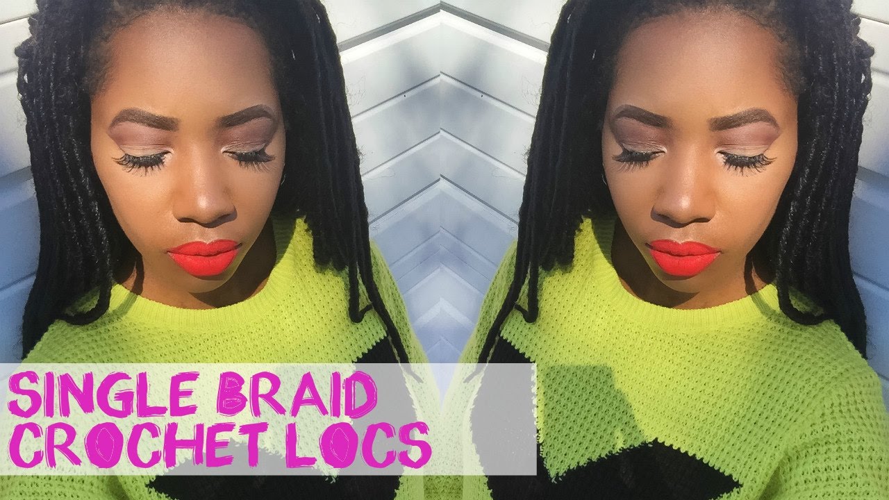 Afri Naptural Silk Dreads Review | Single Braid Crochet Faux Locs - YouTube