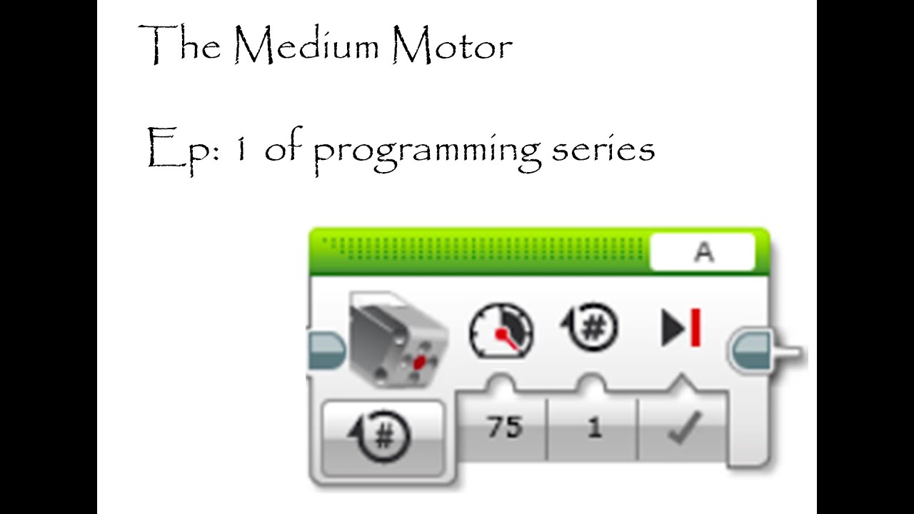 EV3 Medium Motor - YouTube