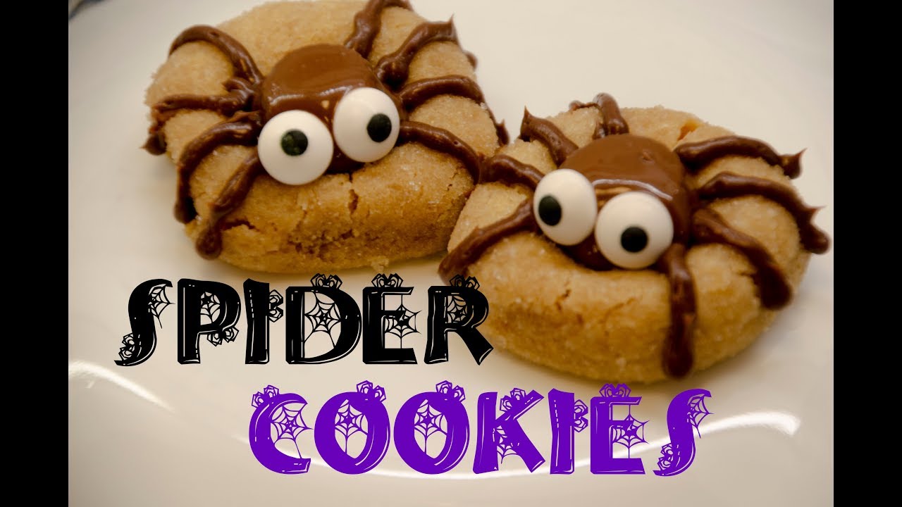 How to Make Spider Cookies - YouTube