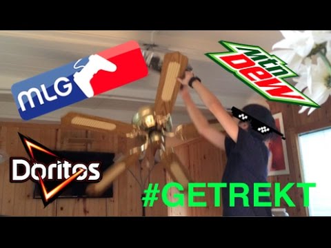 Ceiling Fan FAIL - YouTube