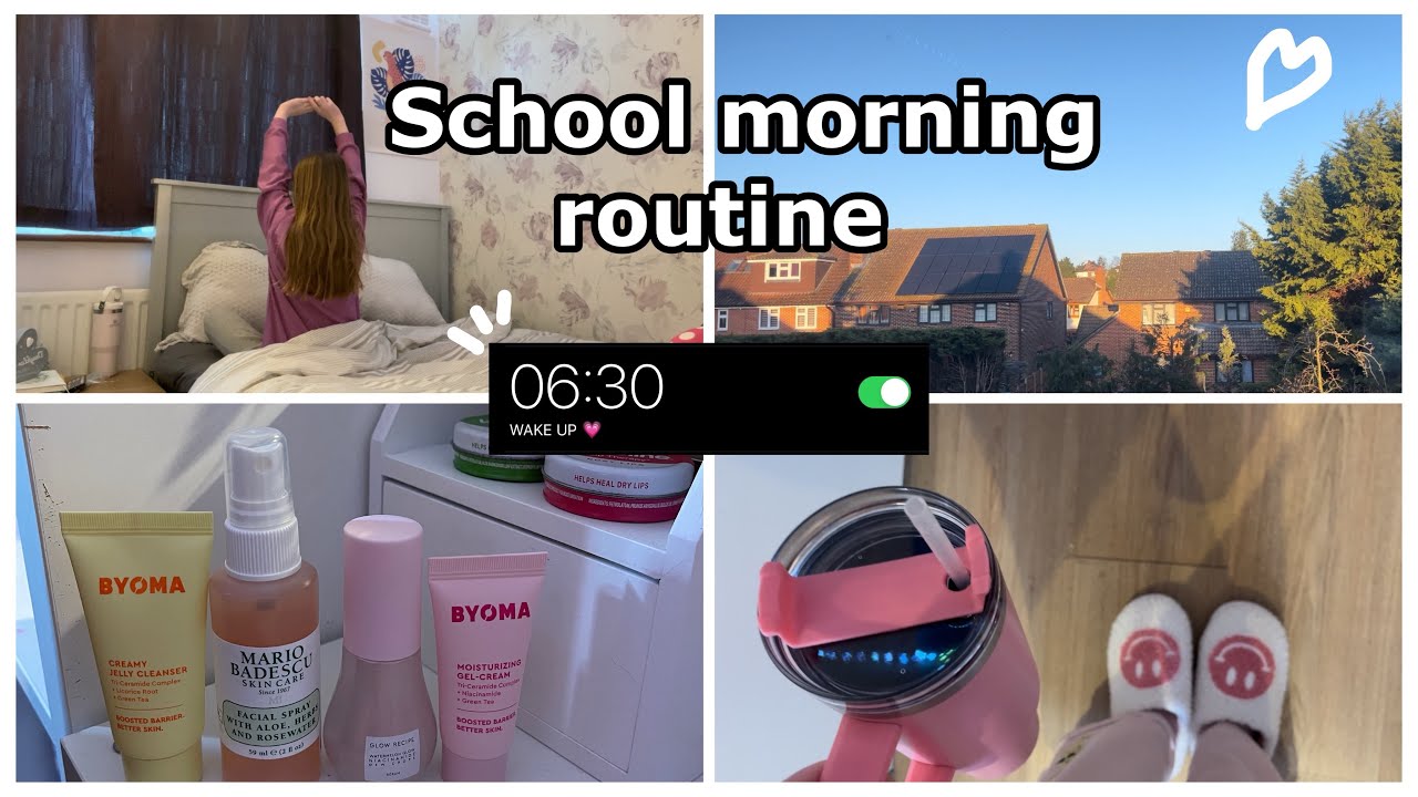 My 6am school morning routine 💗|| Just Esme - YouTube