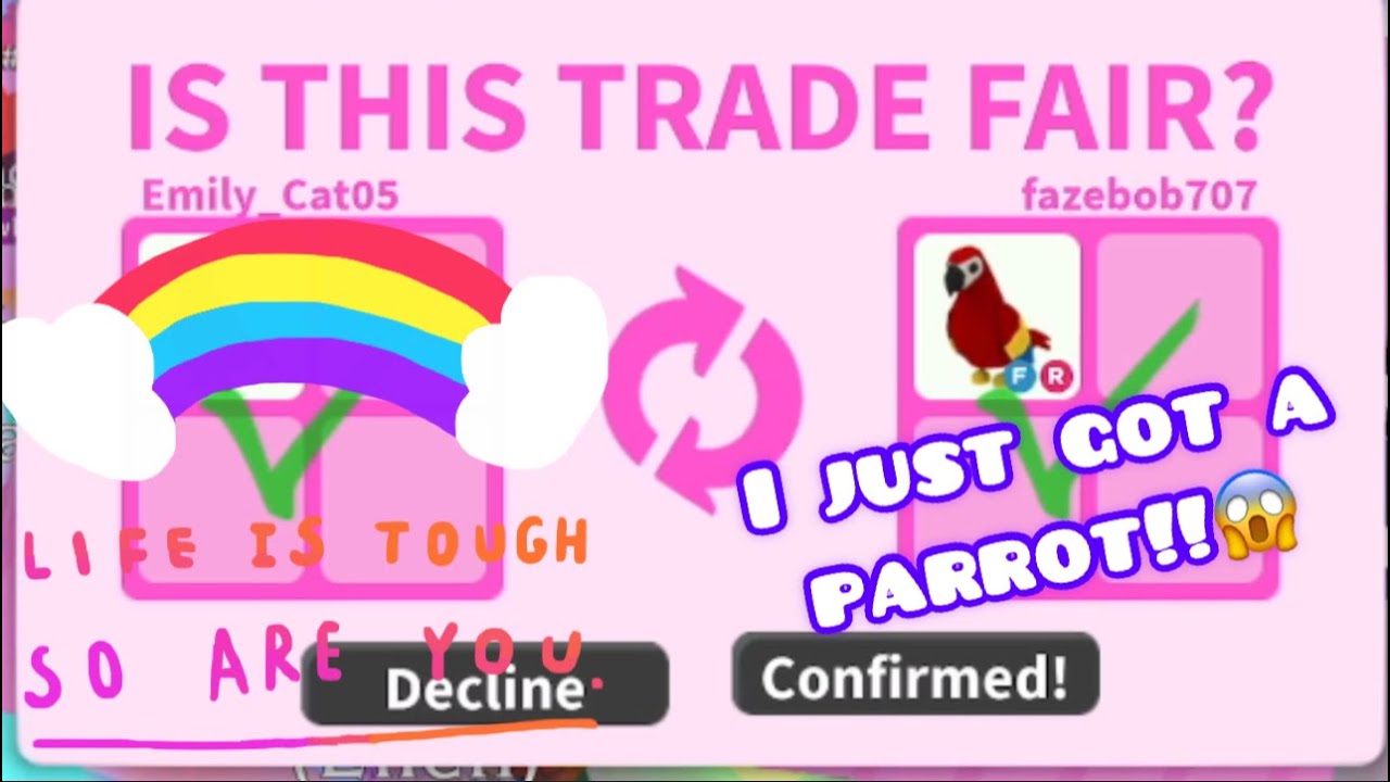 I just Got an EASY *PARROT* in Adopt Me Roblox! - YouTube