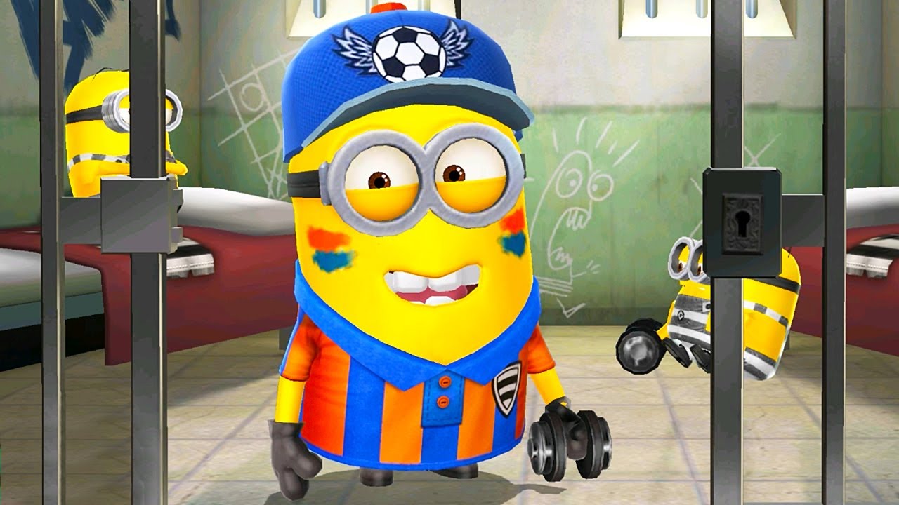 Soccer fan minion in Prison and lvl 681 - Run 13000 meters ! Old minion ...