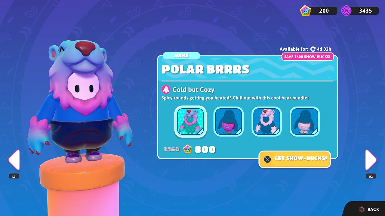 HOW TO GET POLAR BRRRS SKIN IN FALL GUYS! - YouTube