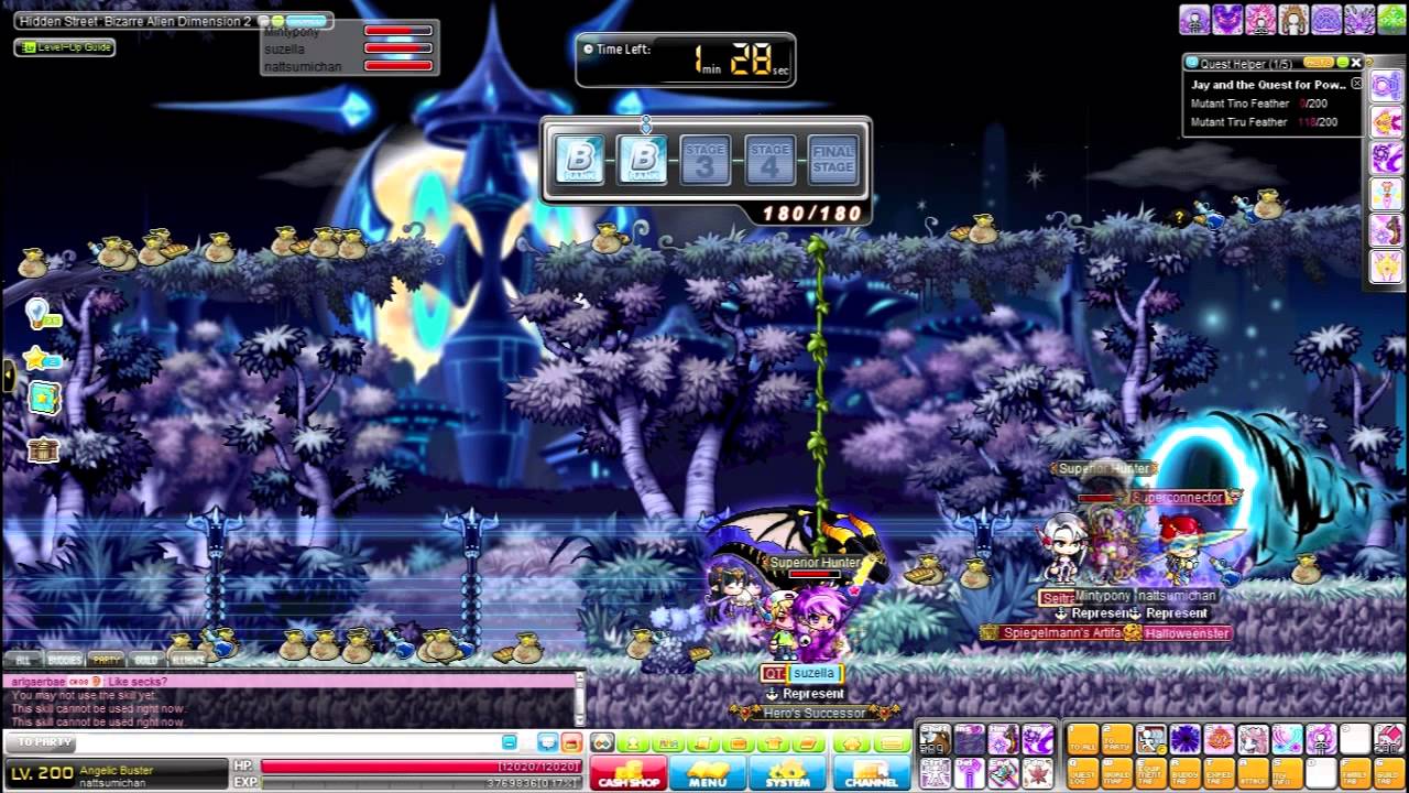 Maple Story - Alien Visitor Party Quest - YouTube