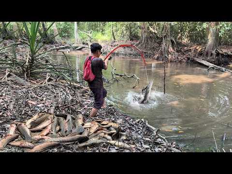 3 HARI BERBURU DI SUNGAI DALAM HUTAN & RAWA SAAT MUSIM KEBAKARAN DI KALIMANTAN😅 #bocahpecicilan