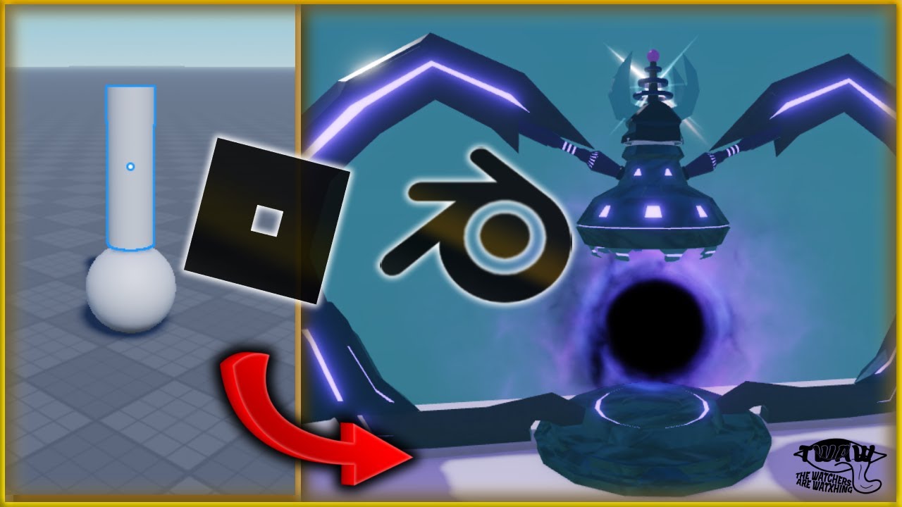 Roblox/Blender Model Speed art : teleporter ! #roblox - YouTube