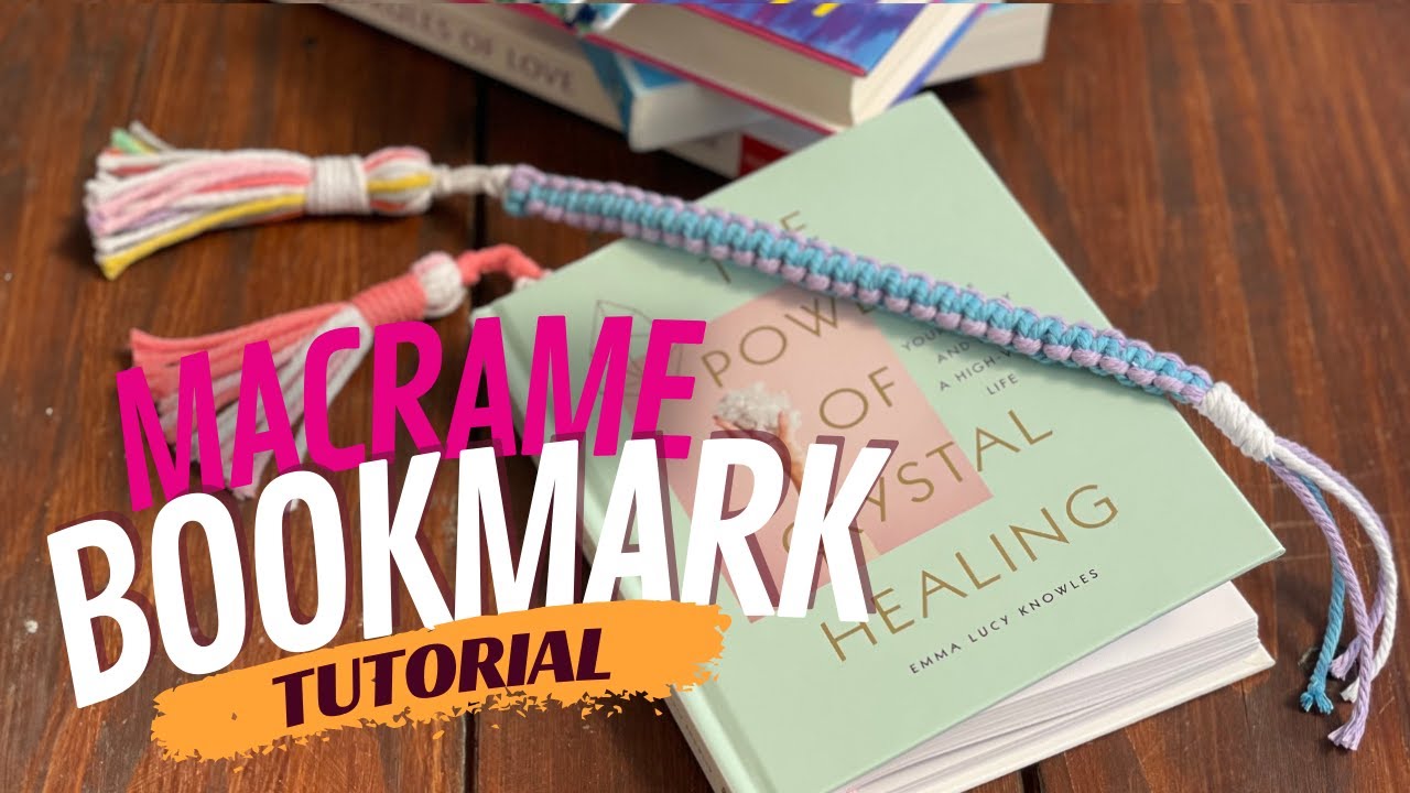 Macrame Bookmark / Begginer Friendly / DIY / Step By Step Tutorial / Easy Macrame Bookmark - YouTube