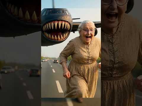 Büyük Anne Canavar Uçak Tarafından Kovalandı