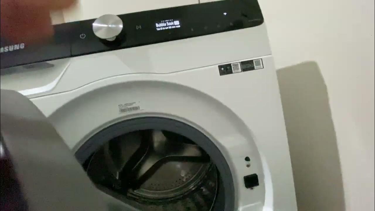 Samsung front loader washing machine how to use and full review - YouTube